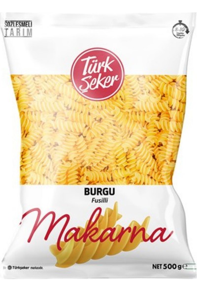 Türk Şeker Makarna Burgu 500 gr