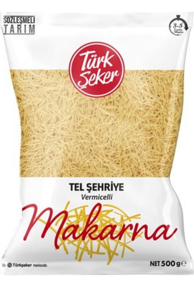 Türk Şeker Makarna Tel Şehriye 500 gr