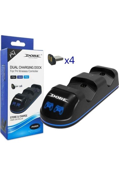 Dobe Ps4 Dualshock 4 Dock Şarj Istasyonu Pinli Dobe Ps4 Dualshock 4 Dock Şarj Istasyonu Pinli