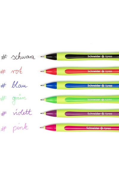 Schneider Xpress Fineliner 0.8 mm Fiber Uçlu Kalem 6 Renk Schneider Xpress Fineliner 0.8 mm Fiber Uçlu Kalem 6 Renk