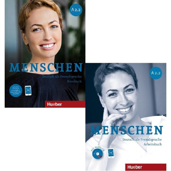 Hueber Menschen A2.2 : Kursbuch + Arbeitsbuch Mit Online Ar Kitabı