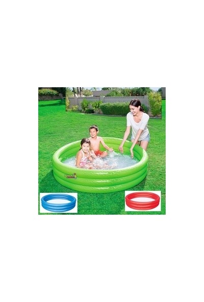 Bestway Üç Boğumlu Şişme Havuz Bebek Çocuk Şişme Havuzu 122CM*25CM Bestway Üç Boğumlu Şişme Havuz Bebek Çocuk Şişme Havuzu 122CM*25CM