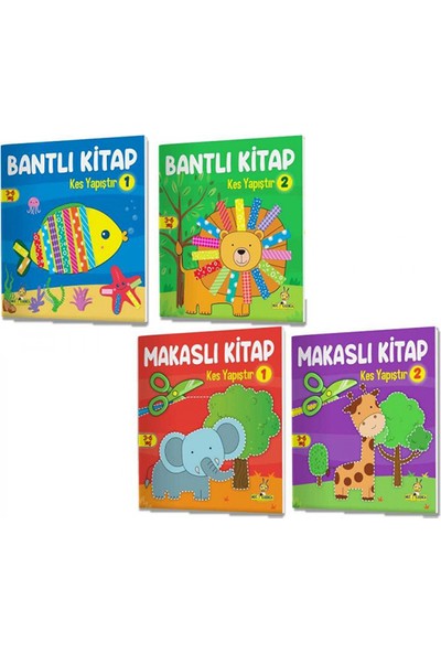 Yükselen Zeka Yayınları 3-6 Yaş Kes Yapıştır Kitap Serisi Yükselen Zeka Yayınları 3-6 Yaş Kes Yapıştır Kitap Serisi