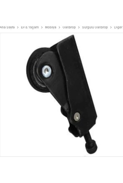 Lucido 2'li 1.5 cm Dolap Sürgü Kapak Tekeri Taşıyıcı Lucido 2'li 1.5 cm Dolap Sürgü Kapak Tekeri Taşıyıcı