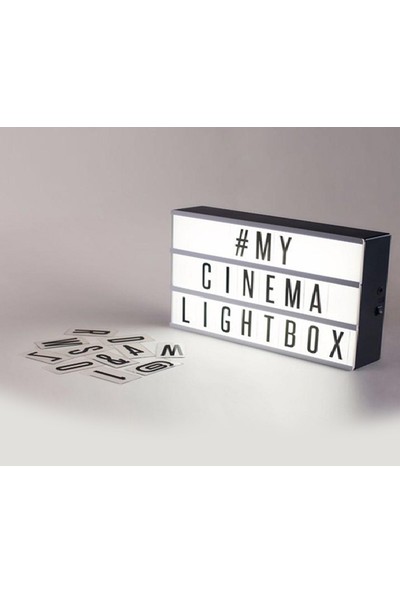 Go İthalat Işıklı Mesaj Kutusu Cinematic Light Box Go İthalat Işıklı Mesaj Kutusu Cinematic Light Box