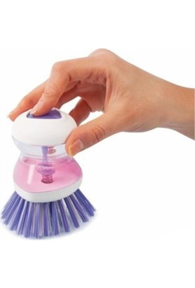Titiz Deterjan Hazneli Bulaşık Fırçası Pratik Elde Bulaşık Temizleme Yıkama Fırçası Süngeri Titiz Deterjan Hazneli Bulaşık Fırçası Pratik Elde Bulaşık Temizleme Yıkama Fırçası Süngeri