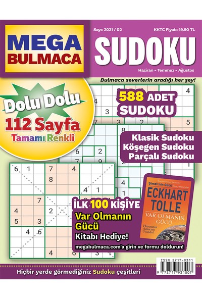 Maxi Mega Sudoku Bulmaca 2021/02 Maxi Mega Sudoku Bulmaca 2021/02
