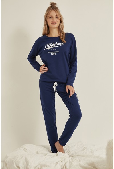 C&city Kadın Pijama TAKIM 0030220000 Indigo