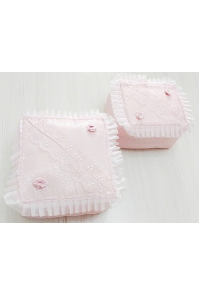 Dilex 2'li Iğne Oyalı Çeyizlik Bohça & Gelin Bohçası & Damat Bohçası & Hurç Seti