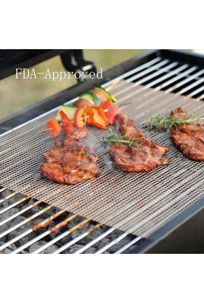 Nevi Mangal Barbekü Örtüsü PTFE Teflon® Örgü 5’li Paket 40x33 cm Nevi Mangal Barbekü Örtüsü PTFE Teflon® Örgü 5’li Paket 40x33 cm