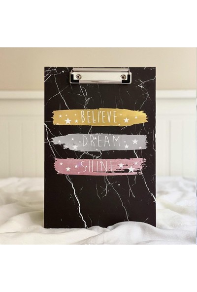 Ema Believe Dream Shine Tasarımlı Sekreterlik Ema Believe Dream Shine Tasarımlı Sekreterlik