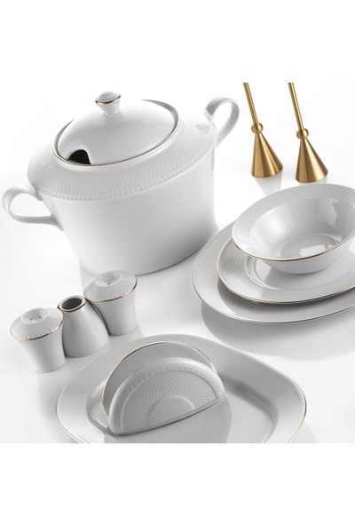 Kütahya Porselen Zümrüt 84 Parça Altın Fileli Yemek Takımı Kütahya Porselen Zümrüt 84 Parça Altın Fileli Yemek Takımı
