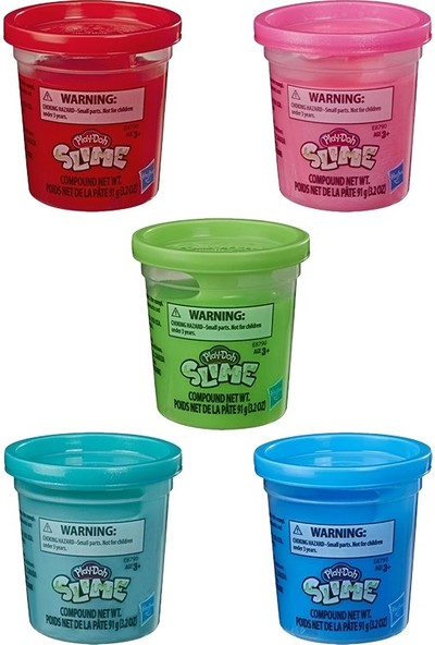 Play-Doh Slime 5'li Hamur Metalik Kırmızı + Metalik Pembe + Metalik Yeşil + Metalik Turkuaz + Mavi Play-Doh Slime 5'li Hamur Metalik Kırmızı + Metalik Pembe + Metalik Yeşil + Metalik Turkuaz + Mavi