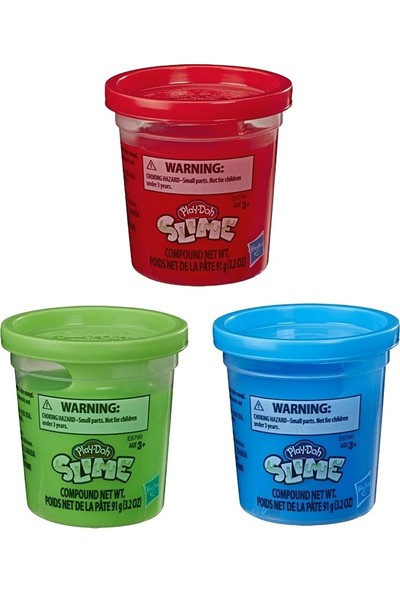 Play-Doh Slime 3'lü Hamur Metalik Kırmızı + Metalik Yeşil + Metalik Mavi Play-Doh Slime 3'lü Hamur Metalik Kırmızı + Metalik Yeşil + Metalik Mavi