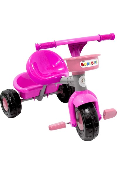 Akar Bonibike 3 Tekerlekli Sepetli Pembe Bisiklet Akar Bonibike 3 Tekerlekli Sepetli Pembe Bisiklet