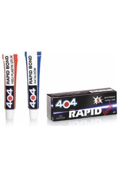 Turan 404 Hızlı Plastik Çelik Yapıştırıcı Rapid Bond 16g 10 Dkda Yapıştır Turan 404 Hızlı Plastik Çelik Yapıştırıcı Rapid Bond 16g 10 Dkda Yapıştır