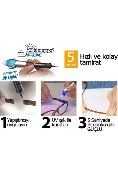 Turan Süper Güçlü Yapıştırıcı 5 Second Fix Uv Yapıştırıcı Turan Süper Güçlü Yapıştırıcı 5 Second Fix Uv Yapıştırıcı