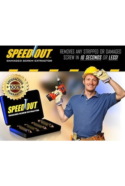 Turan Speed Out Hasar Görmüş Vida Çıkarıcı Turan Speed Out Hasar Görmüş Vida Çıkarıcı