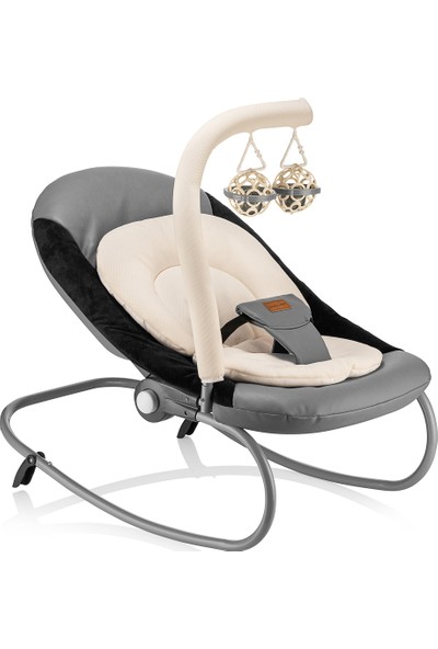 Safe Line Deluxe Oyuncaklı Sallanır Ana Kucağı Füme Safe Line Deluxe Oyuncaklı Sallanır Ana Kucağı Füme