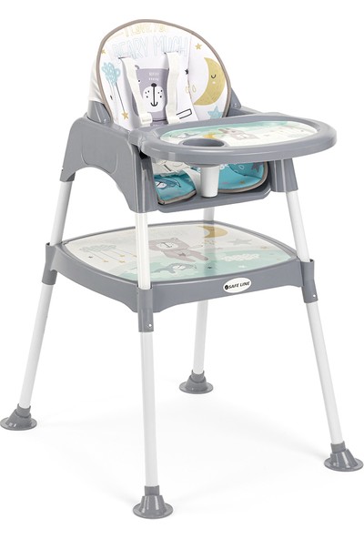 Safe Line Pocket & Mama Çalışma Masalı Pedli Mama Sandalyesi