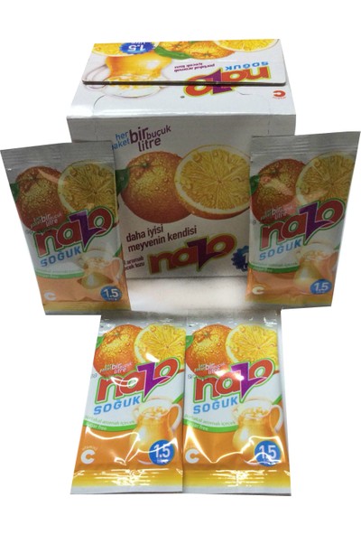 Nazo Portakal Aromalı Içecek Tozu 9 gr 24'lü