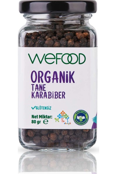 Wefood Organik Tane Karabiber 80 gr Wefood Organik Tane Karabiber 80 gr