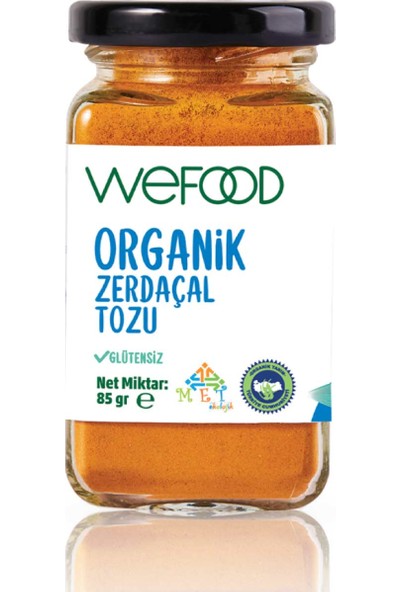 Wefood Organik Zerdeçal Tozu 85 gr