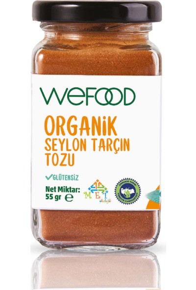 Wefood Organik Seylon Tarçın Tozu 55 gr