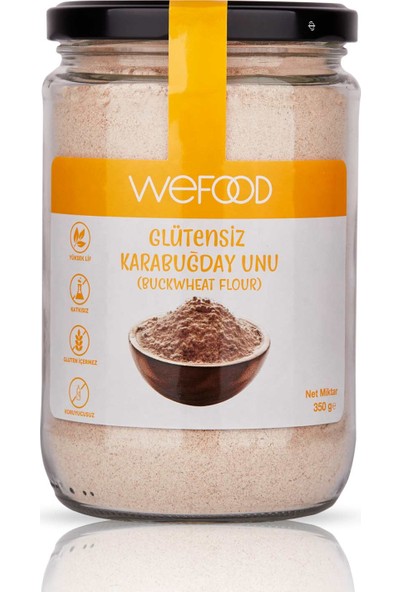 Wefood Glütensiz Çiğ Karabuğday Unu 350 gr