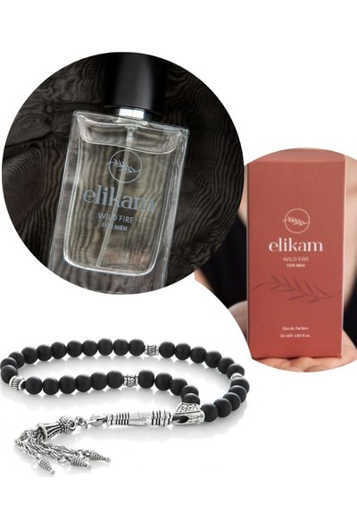 Elika Bijoux Erkek Doğal Taşlı Tesbih ve Wild Fire Erkek Parfüm Set Elika Bijoux Erkek Doğal Taşlı Tesbih ve Wild Fire Erkek Parfüm Set