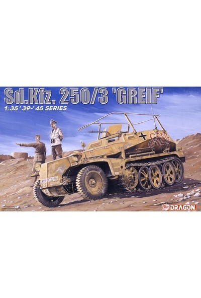 Dragon 6125 1/35 Sd.kfz. 250/3 Yarı Paletli Araç Maketi 'greıf' Dragon 6125 1/35 Sd.kfz. 250/3 Yarı Paletli Araç Maketi 'greıf'