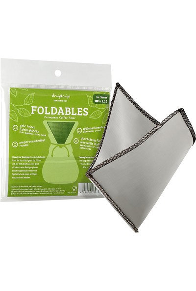 Drip Drip Dripster Foldables Çelik Kahve Filtresi (Chemex) Drip Drip Dripster Foldables Çelik Kahve Filtresi (Chemex)