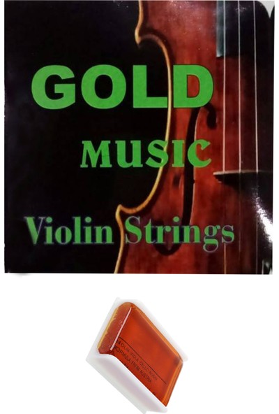 Gold Keman Tel Takımı + Reçine Gold Keman Tel Takımı + Reçine