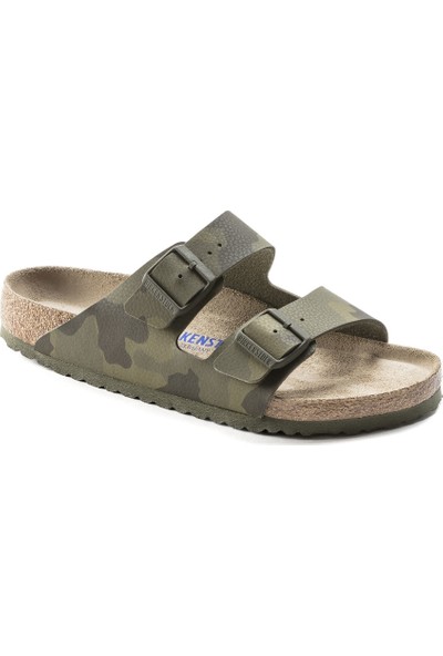 Birkenstock Erkek Terlik 1019655 Birkenstock Arizona Bf Desert Soil Camo Green