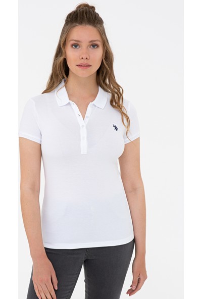 U.S. Polo Assn. Beyaz T-Shirt Basic 50234714-Vr013