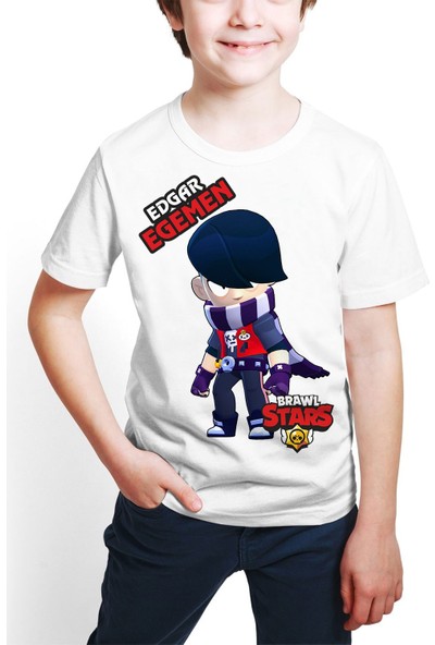 Hediyecenter Brawl Stars Edgar Baskılı Çocuk Tişört Kişiye Özel Isimli T-Shirt D02 Hediyecenter Brawl Stars Edgar Baskılı Çocuk Tişört Kişiye Özel Isimli T-Shirt D02