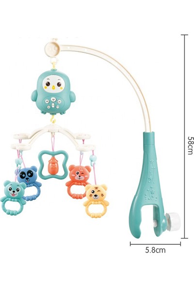 Baby Londy Babylondy Uzaktan Kumandalı Melodili Hayvan Figürlü Ses Ayarlı Uyku Yardımcısı Beşik Dönencesi Baby Londy Babylondy Uzaktan Kumandalı Melodili Hayvan Figürlü Ses Ayarlı Uyku Yardımcısı Beşik Dönencesi