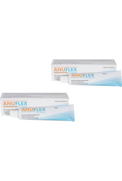 Defnil Pharma Anuflex Pomad Bitkisel Merhem 30 gr 2'li Defnil Pharma Anuflex Pomad Bitkisel Merhem 30 gr 2'li