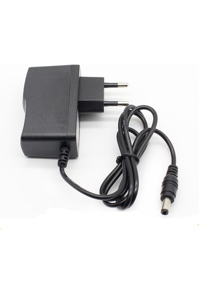Wozlo 5V 1A Modem Switch Şerit LED Kamera Adaptörü 5.5*2.5-2.1mm Yaylı Kilitli Uç
