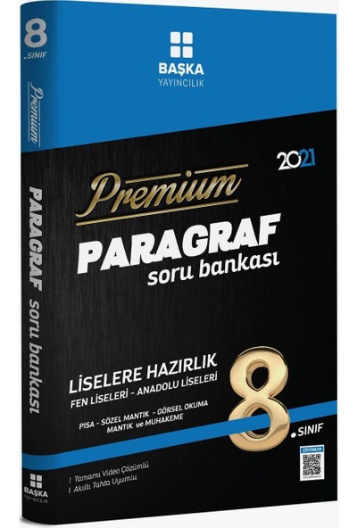 Başka 8. Sınıf Premium Paragraf Soru Bankası Başka 8. Sınıf Premium Paragraf Soru Bankası