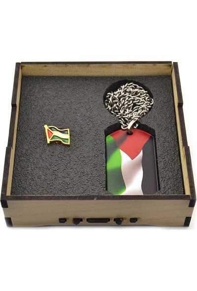 Anahtarlık Sepeti Filistin Bayrak Basklı Asker Künyesi Rozet Seti Anahtarlık Sepeti Filistin Bayrak Basklı Asker Künyesi Rozet Seti