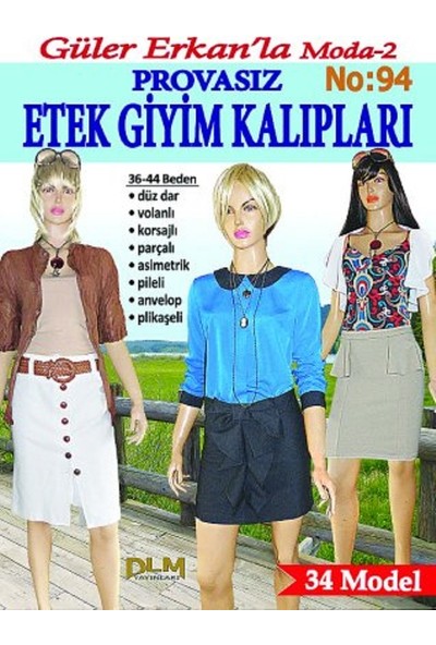 Provasız Etek Giyim Kalıpları