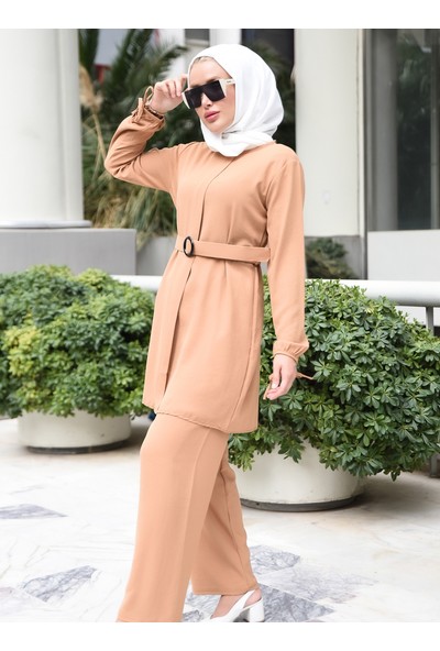 Tunik&pantolon Ikili Takım - Taba - Por La Cara Tunik&pantolon Ikili Takım - Taba - Por La Cara