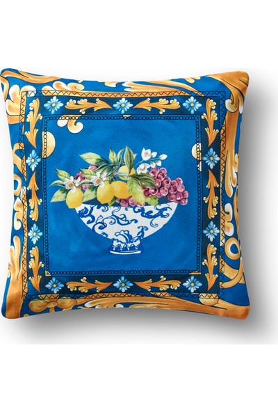 Chiara Alessi Capri Yastik Mavi 43*43 cm