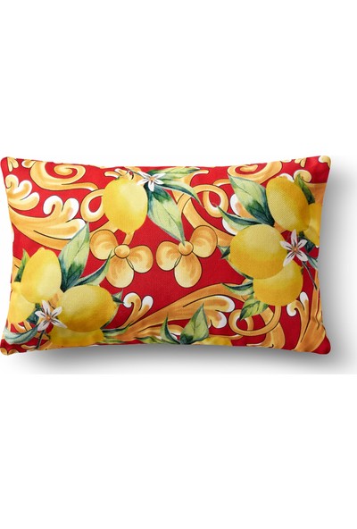 Chiara Alessi Capri Yastik Kirmizi 35*50 cm Chiara Alessi Capri Yastik Kirmizi 35*50 cm