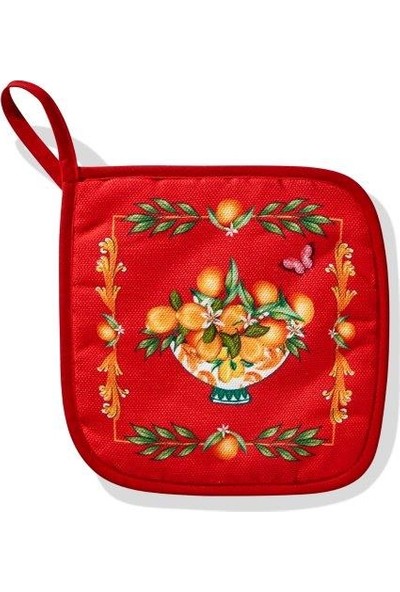 Chiara Alessi Capri Tutaç Kirmizi 20*20 cm Chiara Alessi Capri Tutaç Kirmizi 20*20 cm