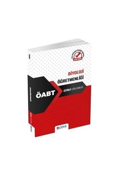 Lider Yayınları ÖABT Biyoloji Öğretmenliği Soru Bankası