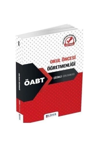 Lider Yayınları ÖABT 2021 Okul Öncesi Öğretmenliği Soru Bankası