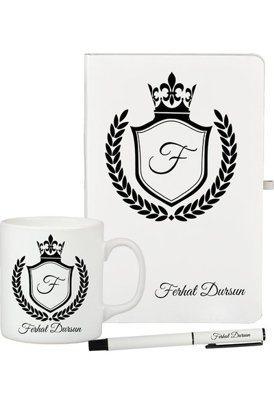 Bol Bol Hediye Bolbolhediye Babalar Günü Hediyesi, Babaya Hediye Kişiye Özel Defter Kupa Bardak ve Roller Kalem Set