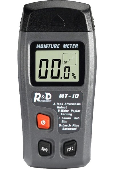 Loges Dijital Ağaç Kereste Ahşap Nem Ölçer Higrometre